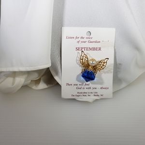 Jewelry | New Nc September Guardian Angel Pin Pendant | Poshmark